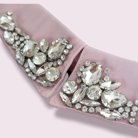 Handmade | Accessories | Hand Crafted Retro Blush Pink Dazzling ...